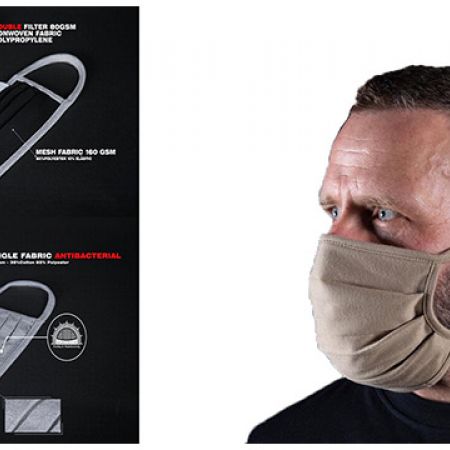 Antibacterial Double Filters Mask ( 1 Mask and 30 Filters) - Makhsoom