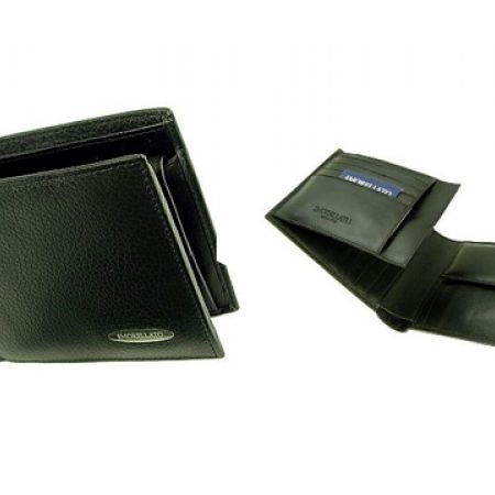 Morellato Black Smooth Leather Wallet For Men - Makhsoom