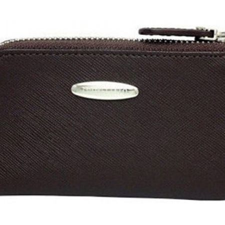Morellato Brown Safiano Leather Keychain & Wallet For Women - Makhsoom
