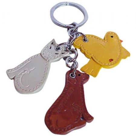 Morellato Leather Ecopelle Animals Keychain - Makhsoom