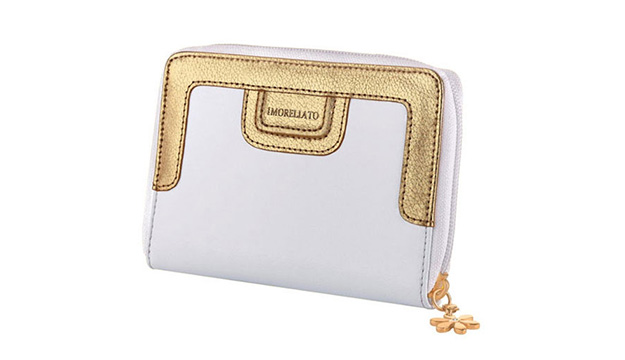 Morellato Genuine Classic Wallet With Pendant Zip For Women - Chocolate ...