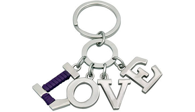 Morellato Surgical Steel Words Keychain - Love - Makhsoom