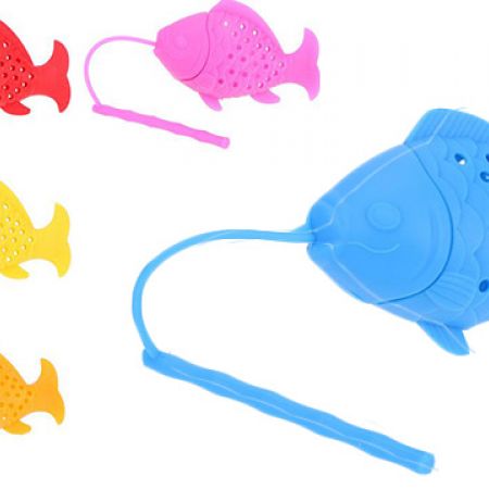 Silicone Fish Design Tea Bag Infuser - Orange - Makhsoom
