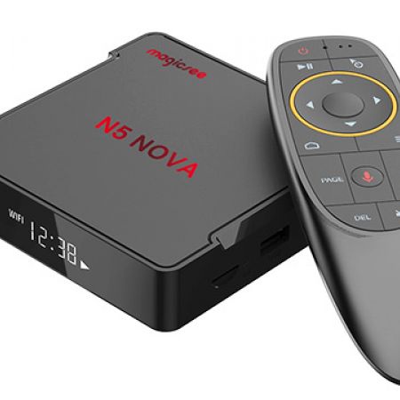 Magicsee N5 Nova TV Box With Air Mouse Voice Remote - Makhsoom