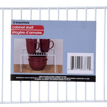Essentials White Wire Cabinet Shelf - Makhsoom