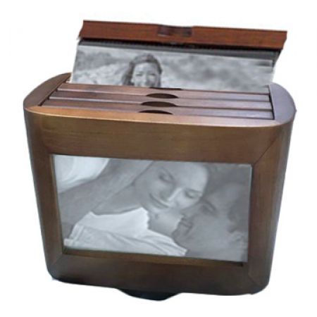 Rotating Wooden Photo Albums 20 x 17 cm - Makhsoom