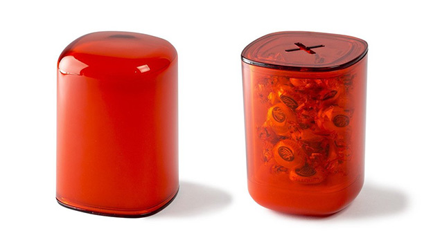 Lexon Container Secret Box 12.5 x 9 x 9 cm - Dark Blue - Makhsoom