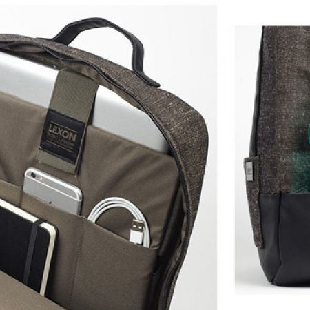 Lexon Hobo Double Backpack Brown 30 x 41 x 16 cm - Makhsoom