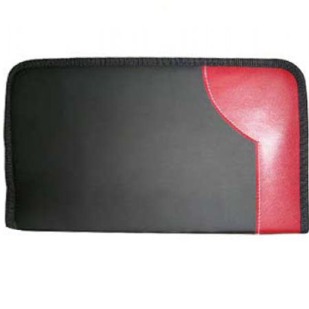 Rectangular CD Holder 20 Pages Black/Red - Makhsoom
