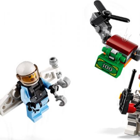 Lego Town City Sky Police Jetpack 33 Pcs - Makhsoom