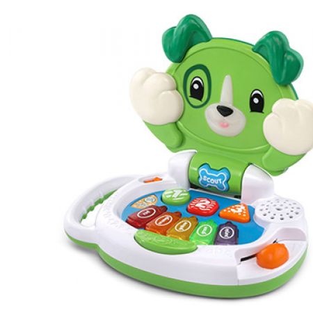 LeapFrog My Peek-a-Boo LapPup Scout Green - English - Makhsoom