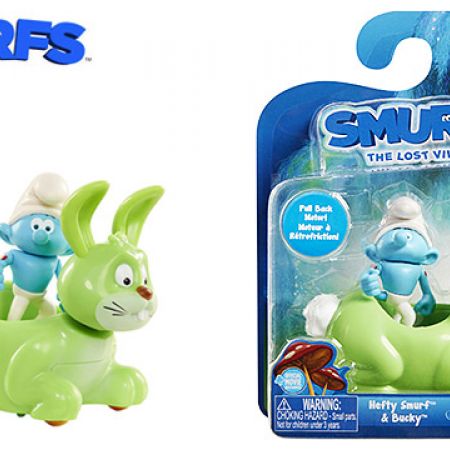 Smurfs Vehicle With Smurf Hefty Smurf & Bucky - Makhsoom