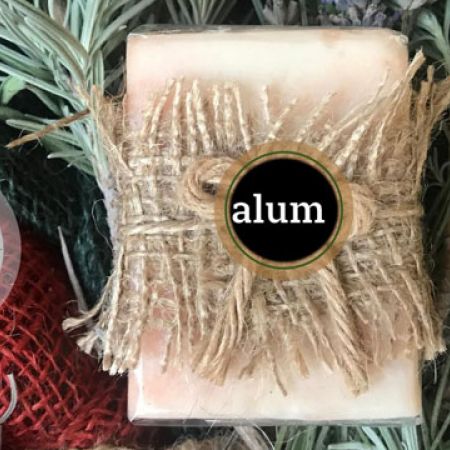 Natural Handmade Soap Organic Olive Oil & Alum Soap 90-100 grams - Makhsoom