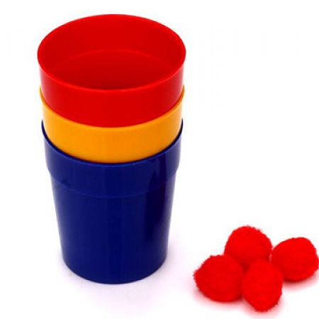 Magic Tricks Three Cups and Balls - Makhsoom
