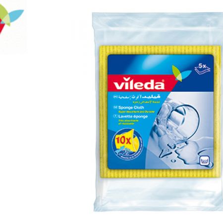 Vileda Super Absorbent Sponge Cloth 5 Pcs - Makhsoom