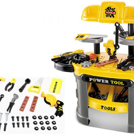 Deluxe Power Workshop Tools Set 62 Pcs - Makhsoom