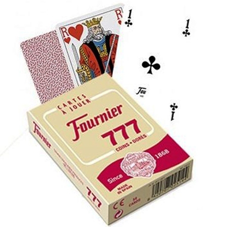 Fournier 777 Playing Cards 1 Pack Red - Makhsoom