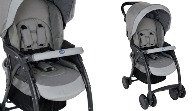 Chicco New Simplicity Complete Stroller 0m+ - Scarlet - Makhsoom