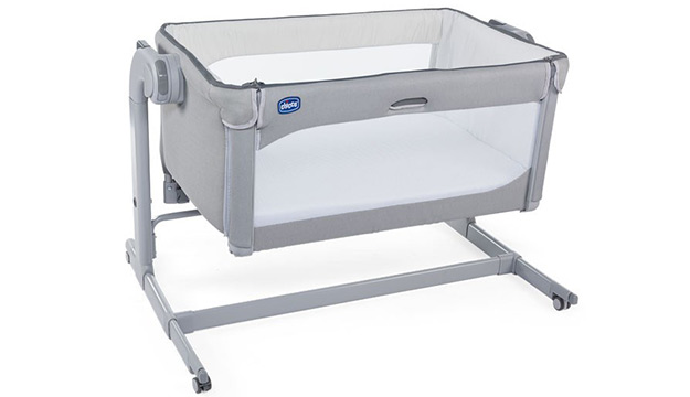 Chicco Next2Me Magic Crib With Rocking Mode 0m+ - Grey - Makhsoom