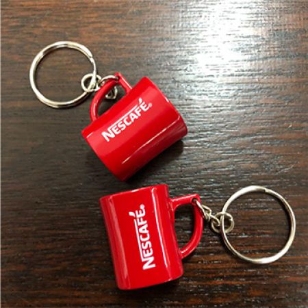 Nescafe Mini Red Mug Keychain - Makhsoom