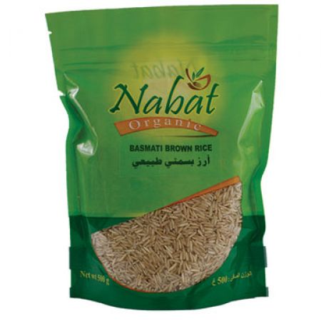 Nabat Organic Basmati Brown Rice 500 g - Makhsoom